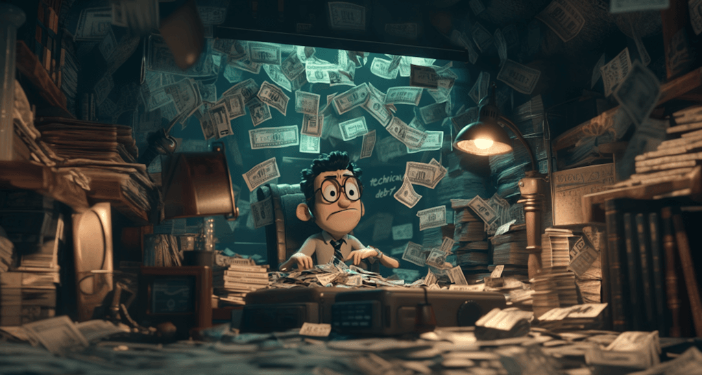 Balancing technical debt and new feature development